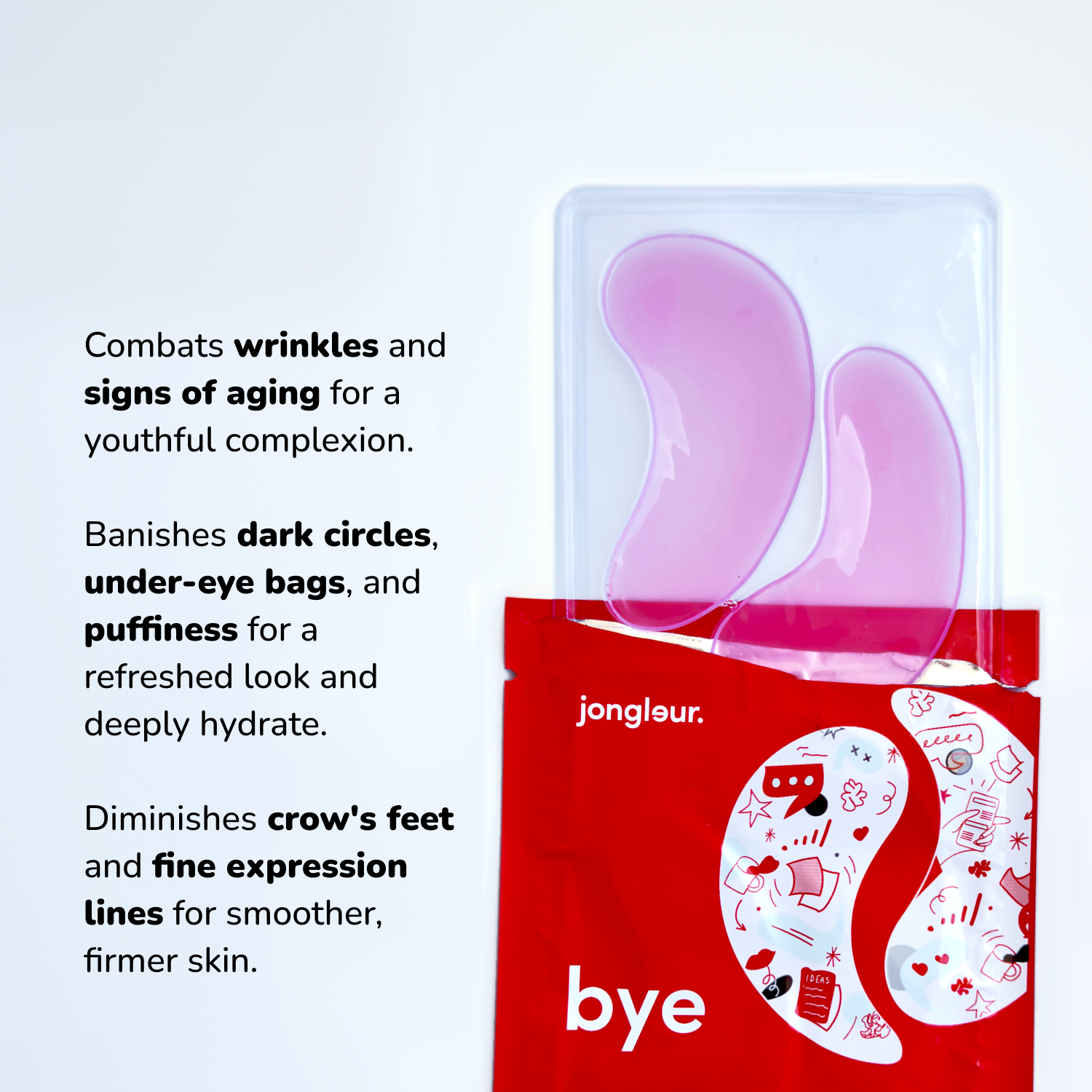 Bye Dark Circles Under Eye Patches– Jongleur Skincare